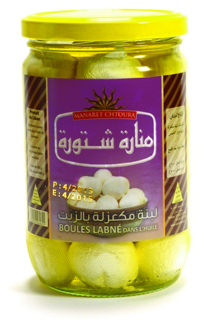 MANARET CHTAURA LABNEH BALLS WITH OIL 600 G